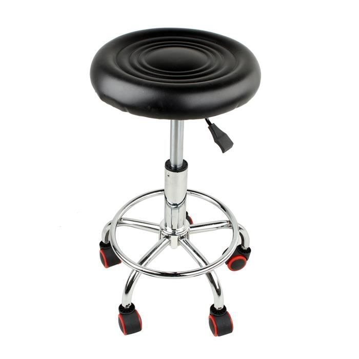 32cm 360° Tabouret Roulant Pivotant Avec Roulettes Tabouret Hauteur ...