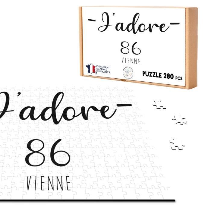 Puzzle Classique - FABULOUS - J'Adore 86 Vienne Departement Poitiers ...