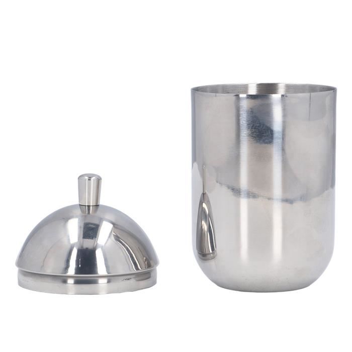 WEI conteneurs de stockage de coton-tige Porte-coton-tige en acier ...