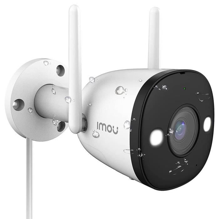 IMOU Bullet 2E 4MP Caméra de Sécurité WiFi, Modes de Vision Nocturne ...