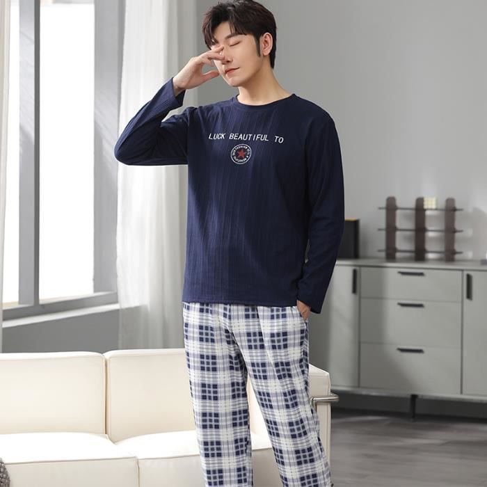 Pyjama hommes - en coton pour ensemble de marque - FRFF26 M26 ...