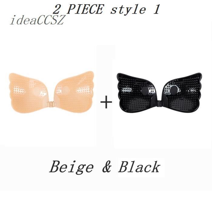 Soutien-gorge,Soutien-gorge push-up collant en silicone pour femmes ...