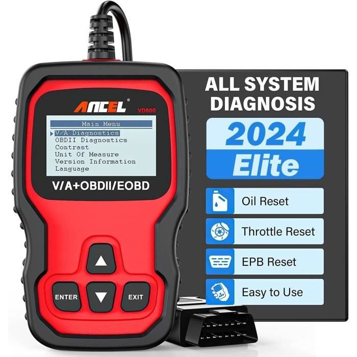VD500 OBD II Scanner de Diagnostic pour Volkswagen VW Audi Skoda ...