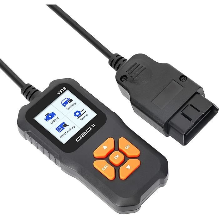 LOTUS POWER OBD-II Décodeur diagnostic EOBD OBD II Outil d'analyse pour ...