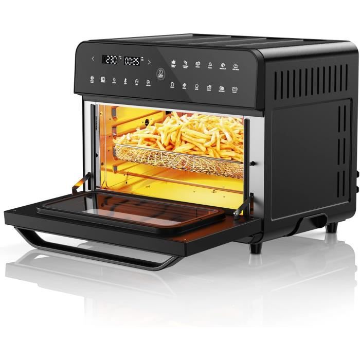 Friteuse Sans Huile 15L, 18 En 1 Friteuse Air Chaud, 1600W Mini Four ...