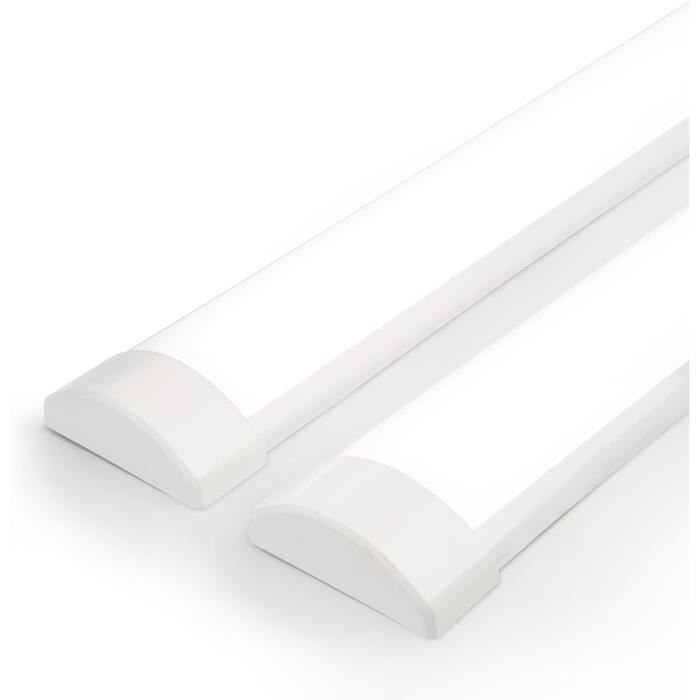 Lot De 2 Neon Led 120Cm, Reglette Led 32W 3550Lm 6500K, Tube Led Pour ...