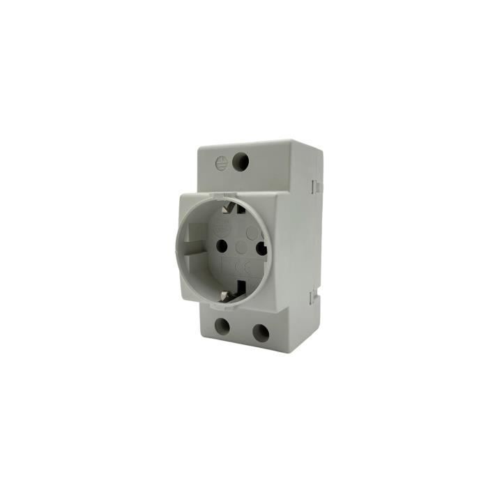 | Prise Schuko Rail Din | Prise Schuko 16 A 220 V | Prise Modulaire 2 ...
