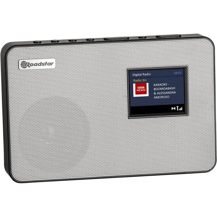 Hra-590D+ Radio numérique compacte avec écran LCD et réveil (Dab, Dab+ ...