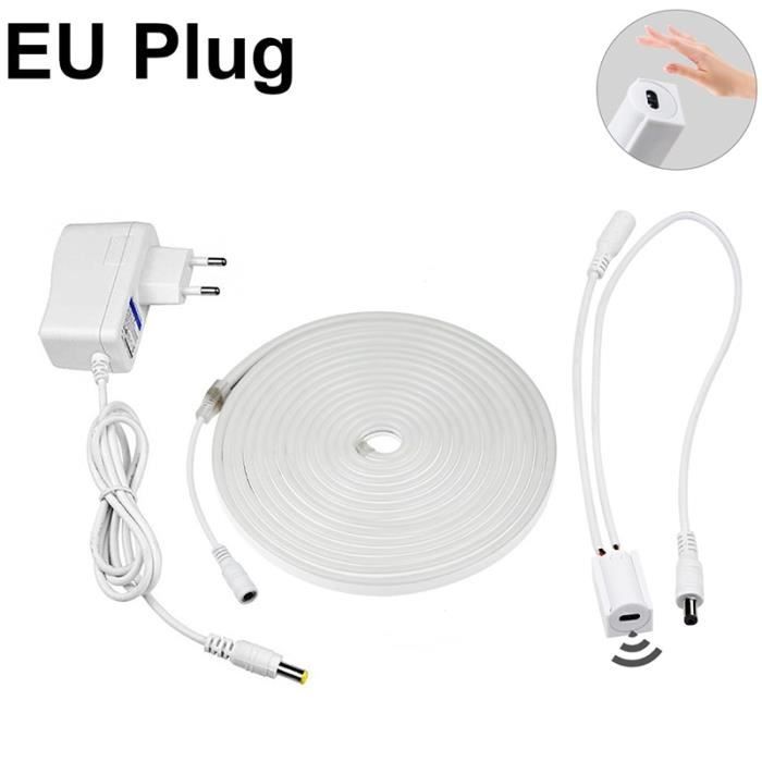 BANDE LED,Hand Sweep EU plug-Green-2 m--Bande lumineuse néon avec ...