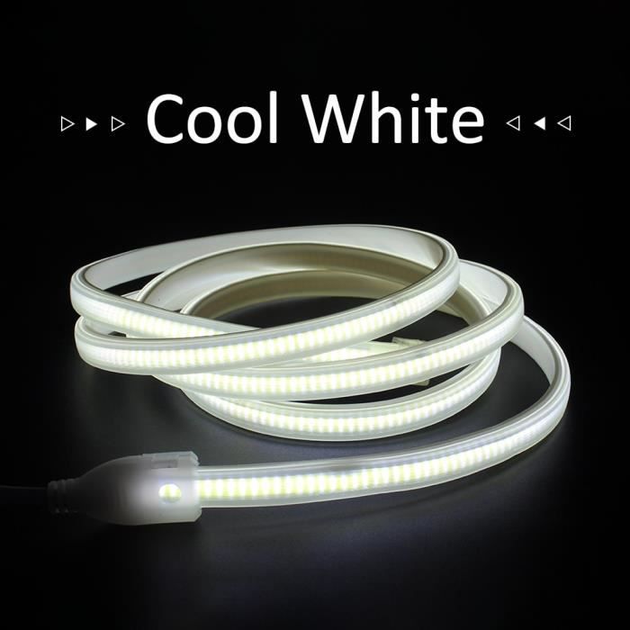 BANDE LED,Cool White-3m--Bande lumineuse LED COB 220V, 10m 20m, 288 ...