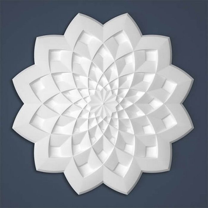 rosace plafond simple