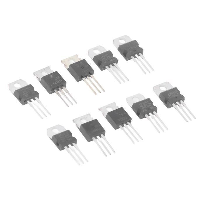 SALUTUYA kit de transistors série TO 220 Kit de transistors série 220 ...