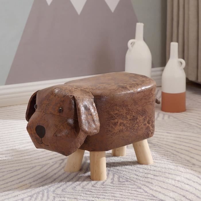 SAL Tabouret bas pour enfants Enfants tabourets bas en bois dessin ...