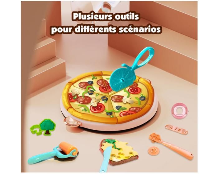 Pate A Modeler Enfant 3+Ans,39 Pièces Cuisine Enfant Outils de Pâte À ...