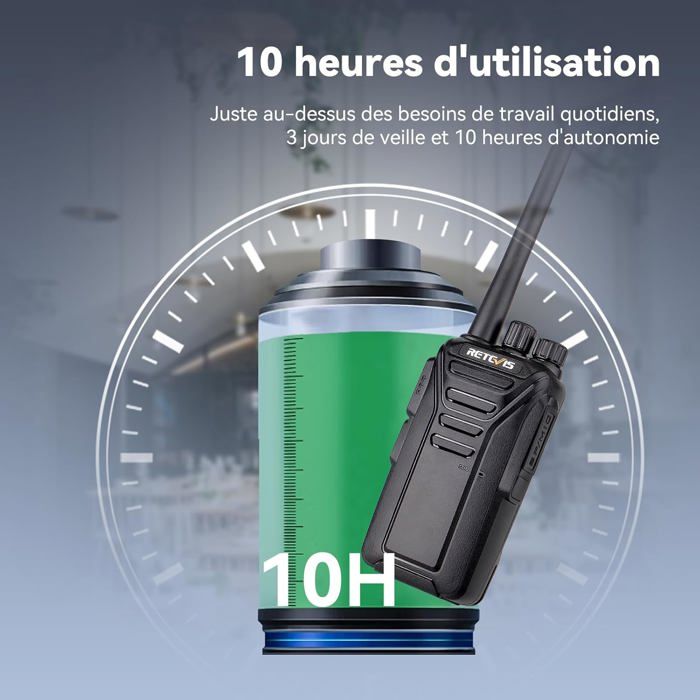 Talkie Walkie étanche Longue Portée Retevis RT29 Talkie Walkie Longue ...