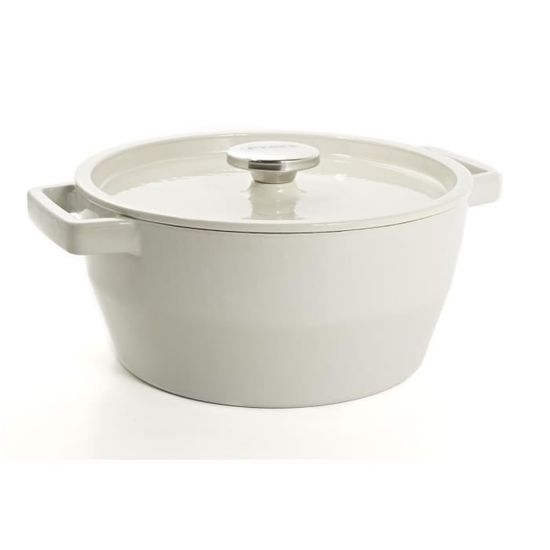 PYREX Cocotte ronde Slow Cook 6,3 L blanc - Cdiscount Maison