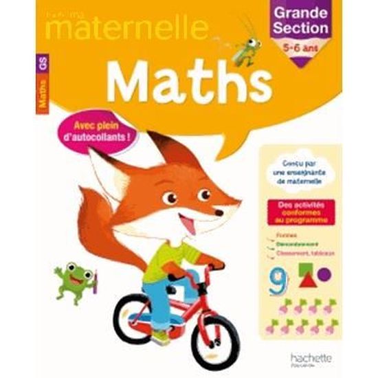 Maths grande section - Cdiscount Librairie