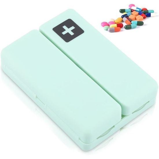 Pilulier Semainier,Pilulier Journalier Avec 7 Compartiments,Boîte À Pilules Magnétique Pliable ...