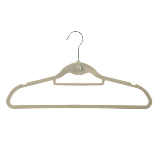 Cintre cintres range-placard 100pcs floqué velours couvert de vêtements ...