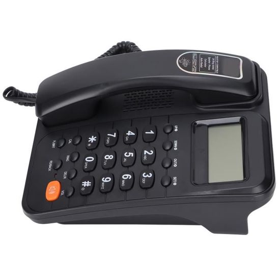 OMABETA téléphone filaire de bureau KXT2029CID téléphone filaire téléphone fixe filaire avec ...