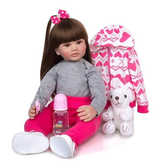 Keiumi – Poupée De Nouveau Design 60 Cm, Corps En Tissu, Réaliste, Mode Princesse, Robe, Jouet ...