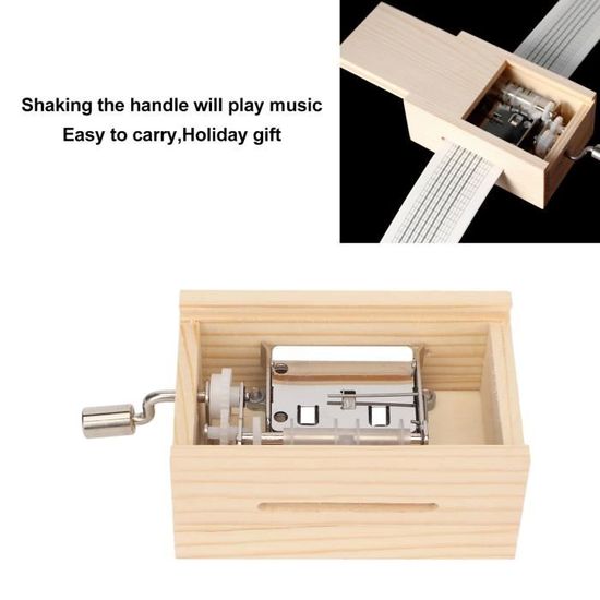 Sonew boîte à musique avec ruban adhésif en papier Boîte à Musique ...
