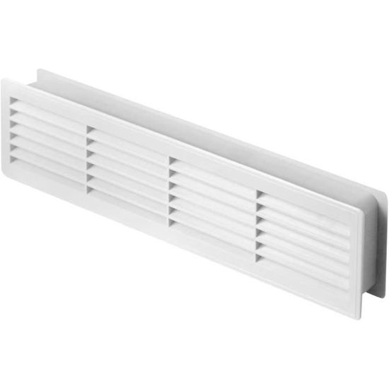 120x440mm Grille Ventilation Plastique Pour Porte Intérieure Couleur ...