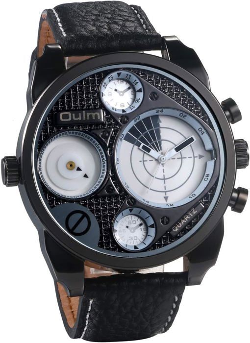 Montre pour Homme Grand Cadran tridimensionnel Le Temps pour Deux ...