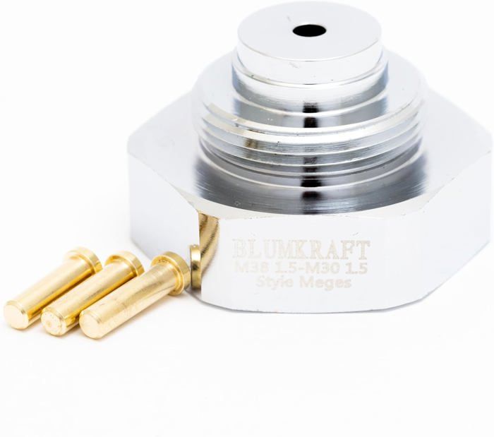 Adaptateur Radiateurs Raccord M38x1.5 Style MEGES vers M30 x 1.5 pour Thermostat/tête ...