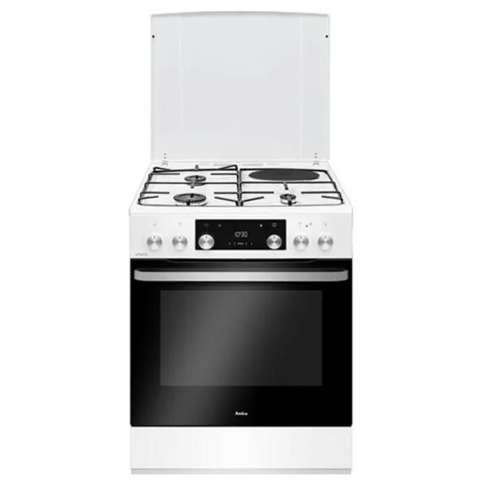 Amica Cuisinière mixte 77l 4 feux blanc - ACM7035RB - Cdiscount ...