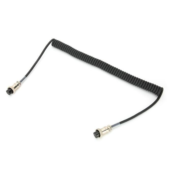 ARAMOX Câble micro pour talkie-walkie 120 cm 8 broches de haute qualité ...