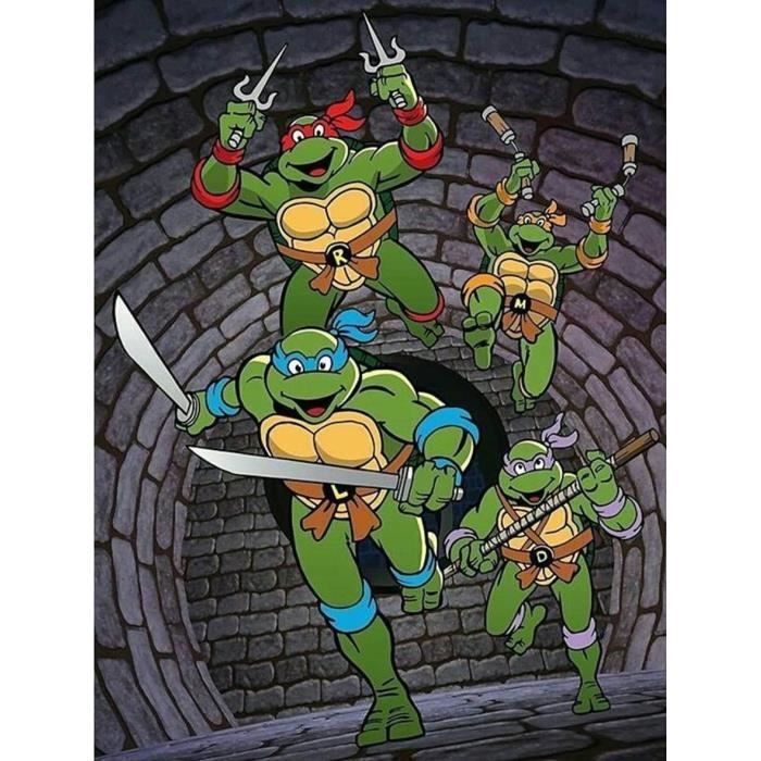 TONG-207 Teenage Mutant Ninja Turtles Diamond Painting, 3D Diy Diamond ...