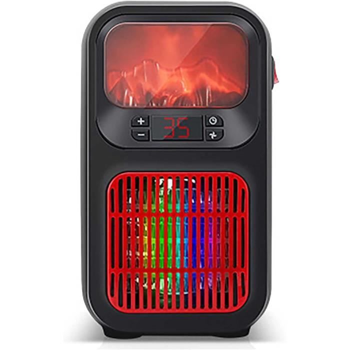 Mini Chauffage D'Espace, 500W Chauffage Céramique Portable Avec ...