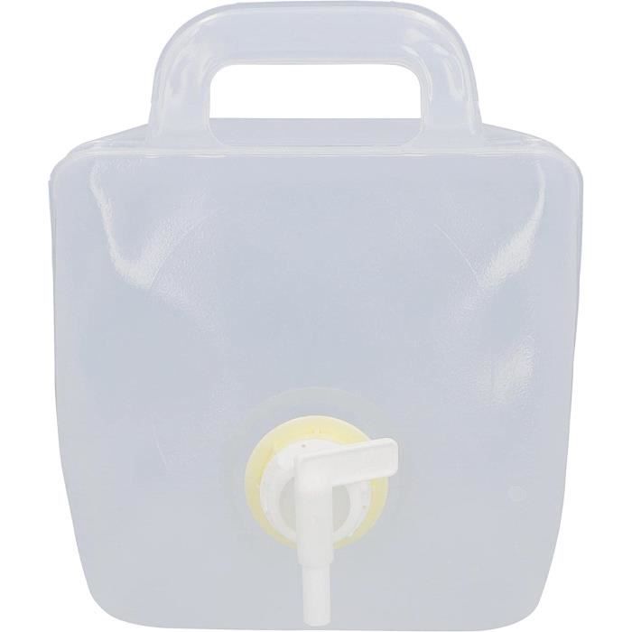 10733 Bidon D'Eau Pliable De 10 Litres Avec Robinet Pour Randonnée ...