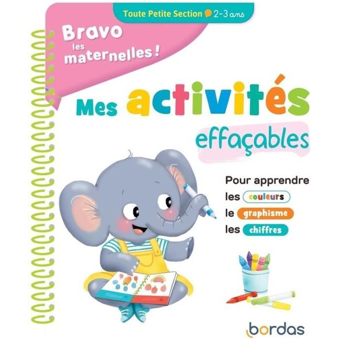 Bordas - Bravo les maternelles - Mes activites effaçables - Toute ...