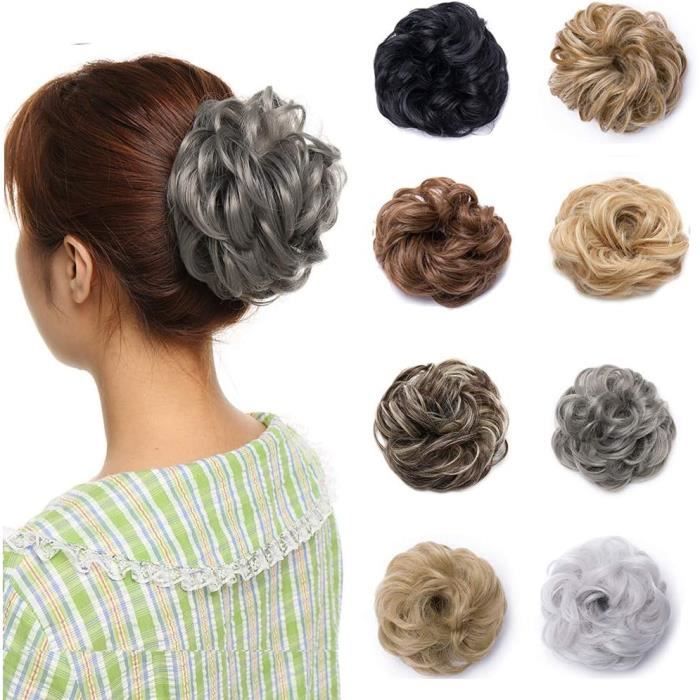 Postiche Chignon Postiche Queue De Cheval Ondulé Extension Chouchou ...