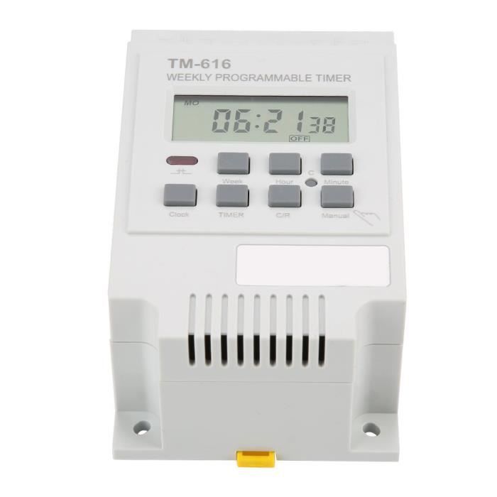 EJ.life Programmateur Numérique Programmable 7 Jours Interrupteur Contrôle du Temps - Cdiscount ...