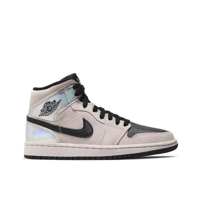 Air Jordan 1 Mid Chrome Wings Chaussure de Basket AJ Pas Cher pour ...