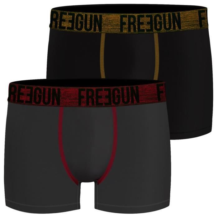 FREEGUN Caleçon Homme Résistant, Boxer Homme, Doux, Confortable (Lot de ...