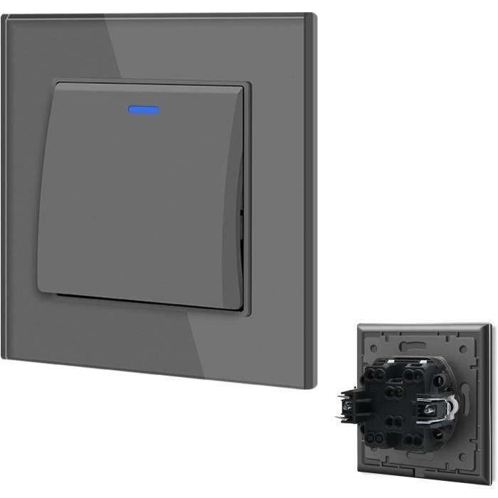 Interrupteur Va Et Vient Avec Voyant Led,Interrupteur Encastrable Avec ...