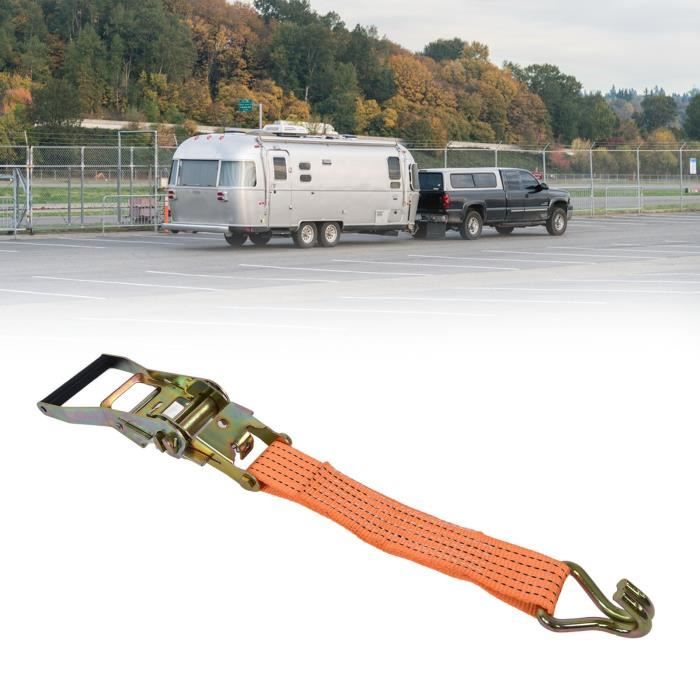 Shipenophy Sangle d'attache de charge Sangle d'arrimage à cliquet en ...