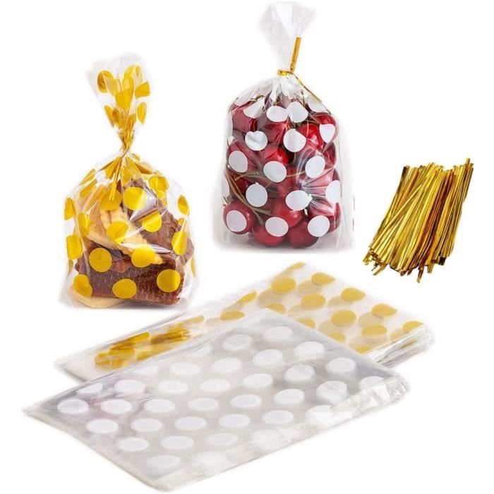 MKISHINE 100pcs Petit Sac Sachet Bobon,Pochette Transparents Sachets ...