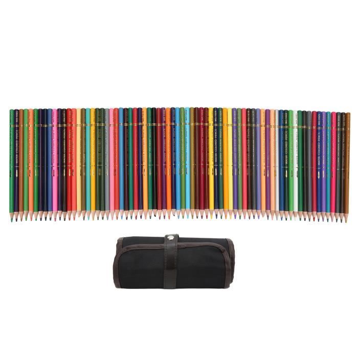 Tbest Crayons à colorier Crayons de Couleur 72 Couleurs Différentes ...