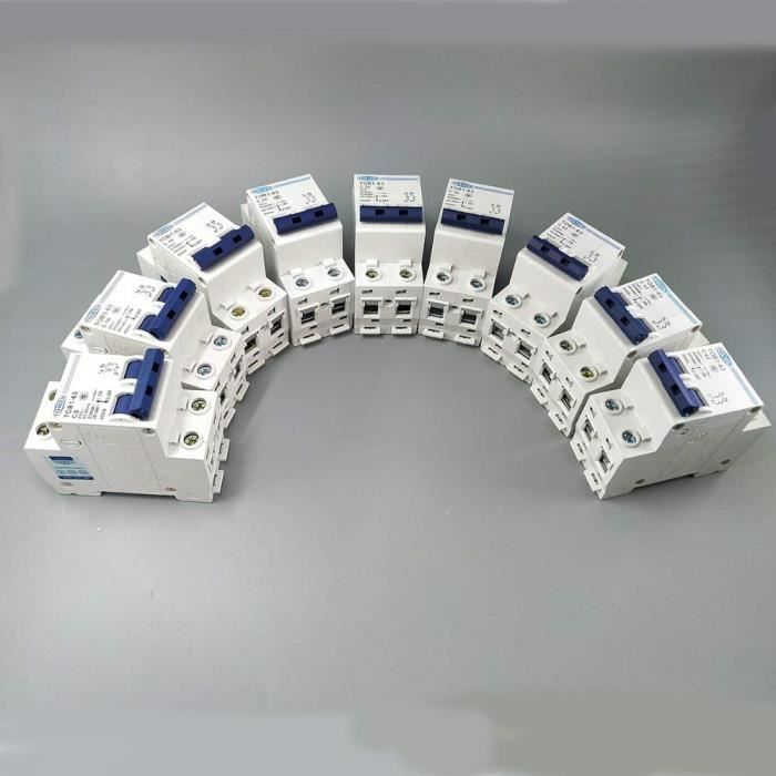 Disjoncteur,Disjoncteurs 2P Ac Mcb C Type 230-400V ~ 50Hz-60Hz Mini Disjoncteur 6A 10A 16A 20A ...