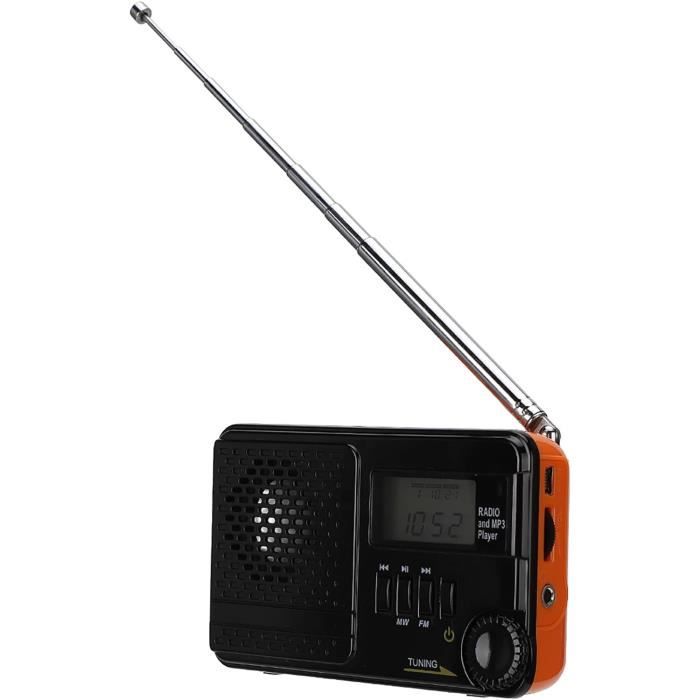Récepteur Radio Mp3 Fm-Mw Multifonctionnel, Prise En Charge De L'Entrée ...