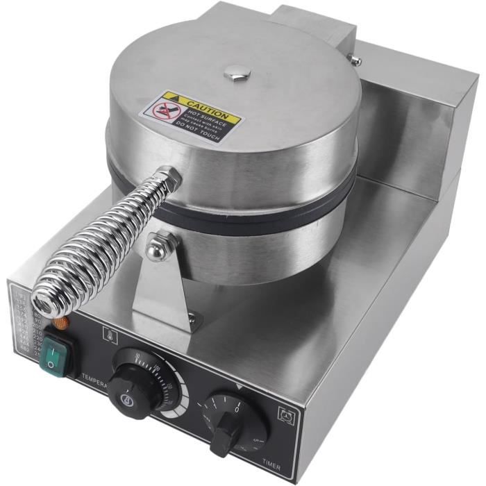 Gaufrier Rond, Gaufrier électrique Antiadhésif, Gaufrier Rond 1300 W ...