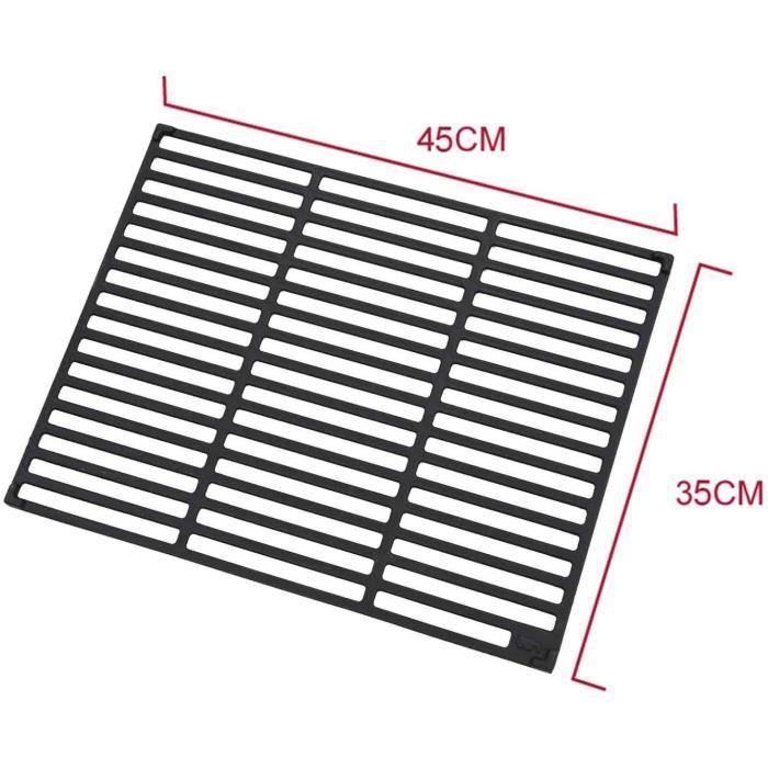 Grille de Cuisson Barbecue Fonte émaillée 46x37cm pour la Gamme PHÉNIX ...