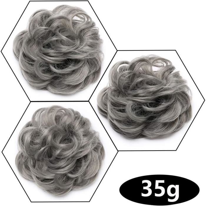 Postiche Chignon Postiche Queue De Cheval Ondulé Extension Chouchou ...