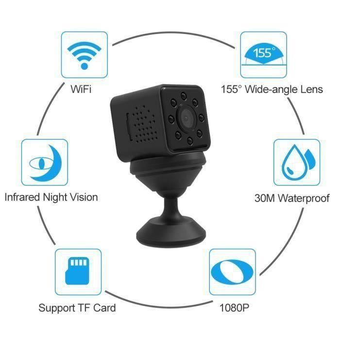 SQ12 Mini camera miniature espion HD 1080P nuit infrarouge enregistreur ...