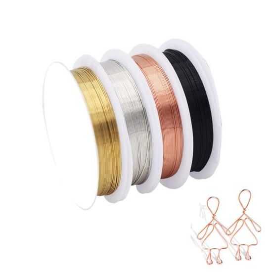Fil Pour Bijoux Perles, Fil De Cuivre, Artisanat Fil De Cuivre, 4 ...